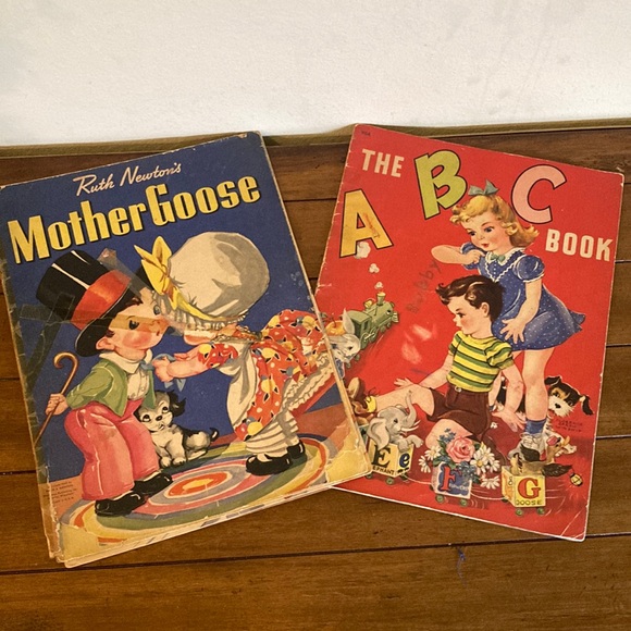 Vintage | Other | Vintage 4s Book Set Mother Goose Alphabet Book | Poshmark